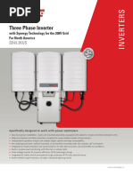 Datasheet Inversor 100kW | PDF | Power Inverter | Alternating Current