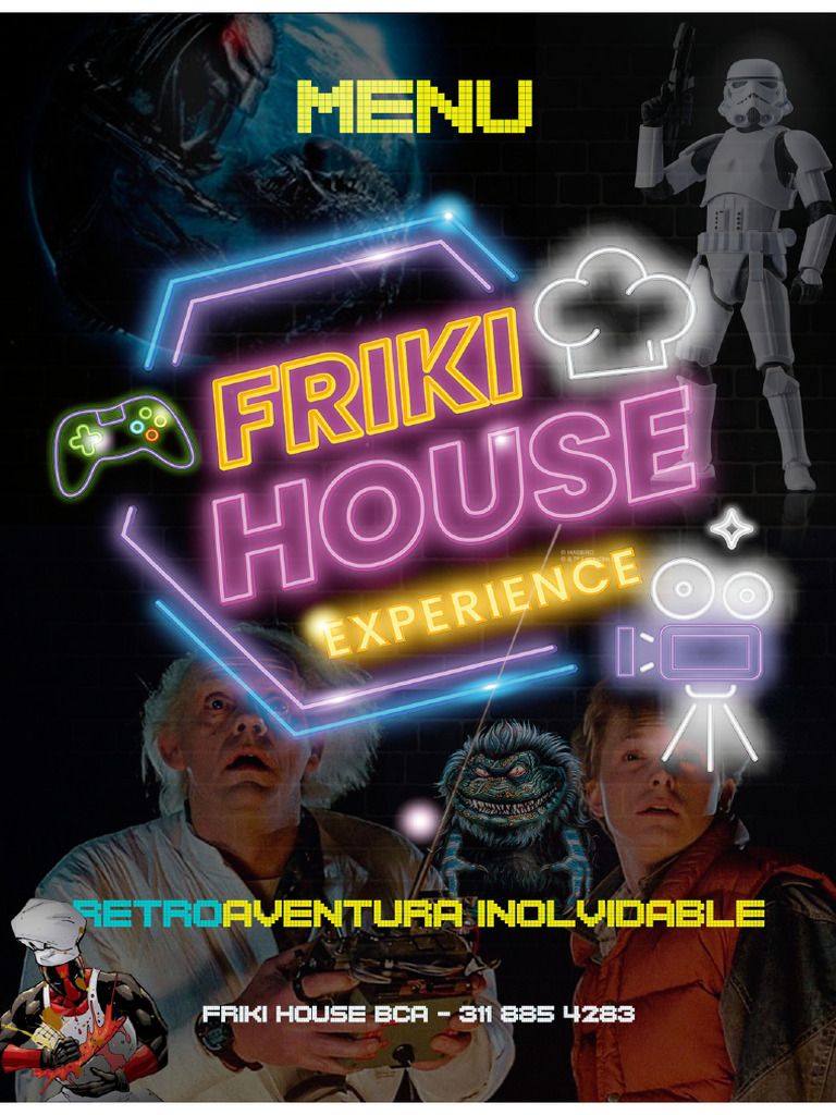 MENU FRIKI HOUSE | PDF