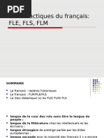 Définition de FLE, FLS et FLSCO | PDF | Langue française