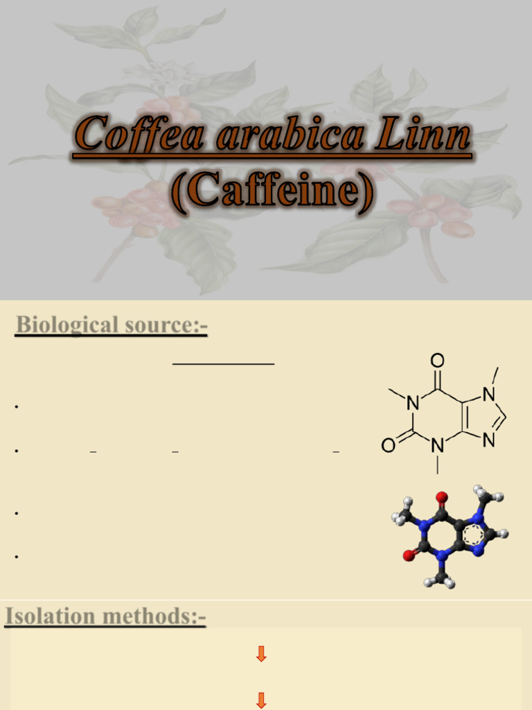 Caffeine | PDF | Thin Layer Chromatography | Caffeine