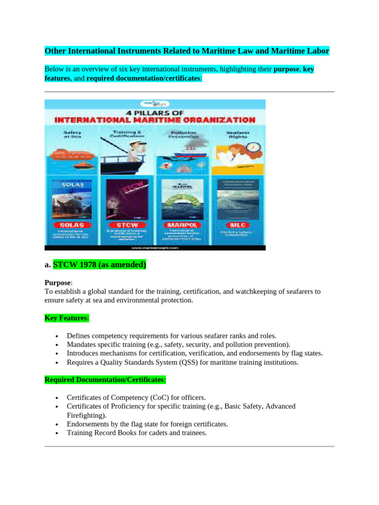 MARLAW TOPIC NOV. 12 Maritime Law and Maritime Labor | PDF | Tonnage | Shipping