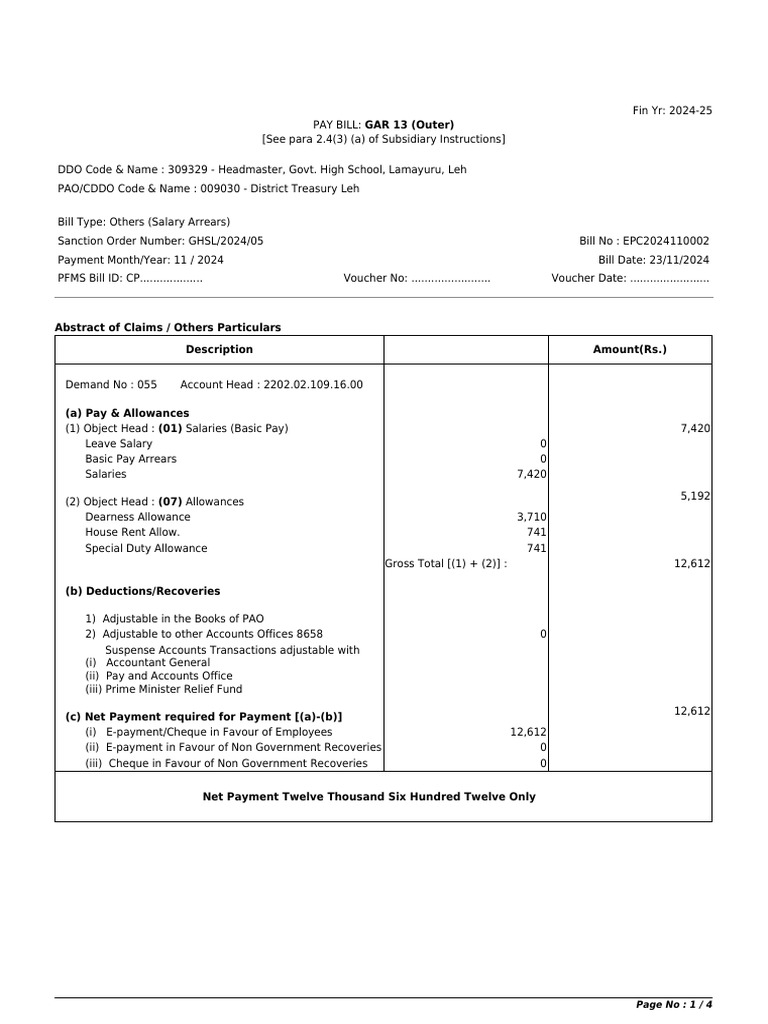 1 | PDF | Cheque | Payments