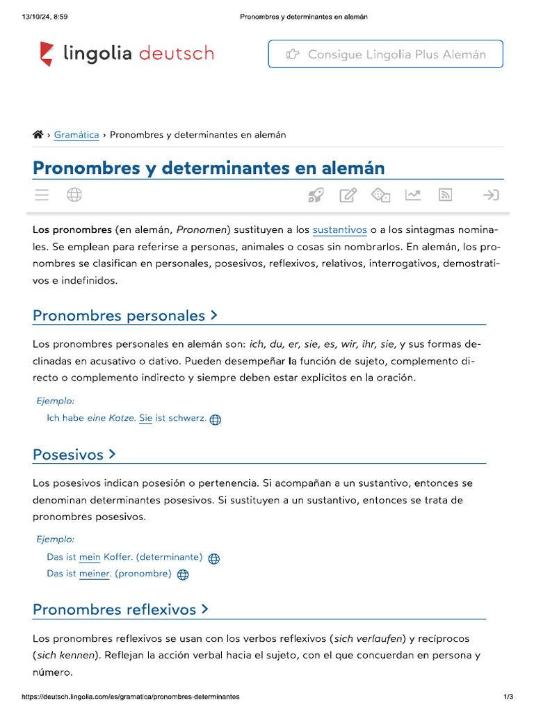 4. pronombres y determinantes | PDF