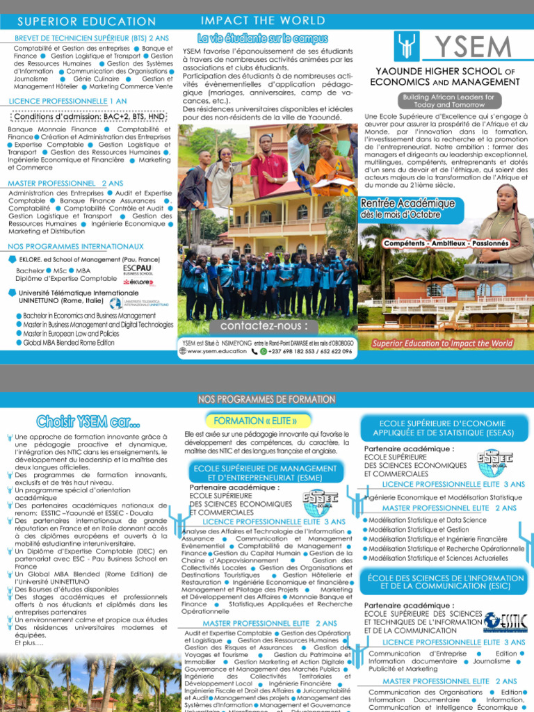 Depliant YSEM 2 | PDF
