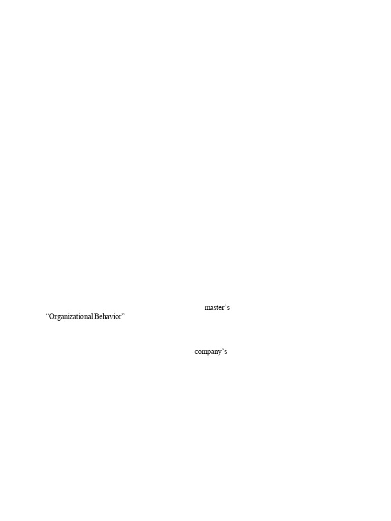 Organisational culture letter | PDF | Industrial Organization ...