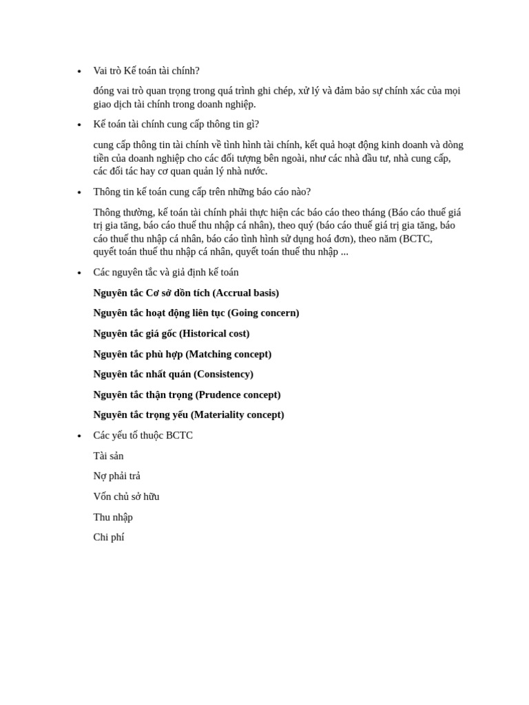 Ôn tập KTCB | PDF