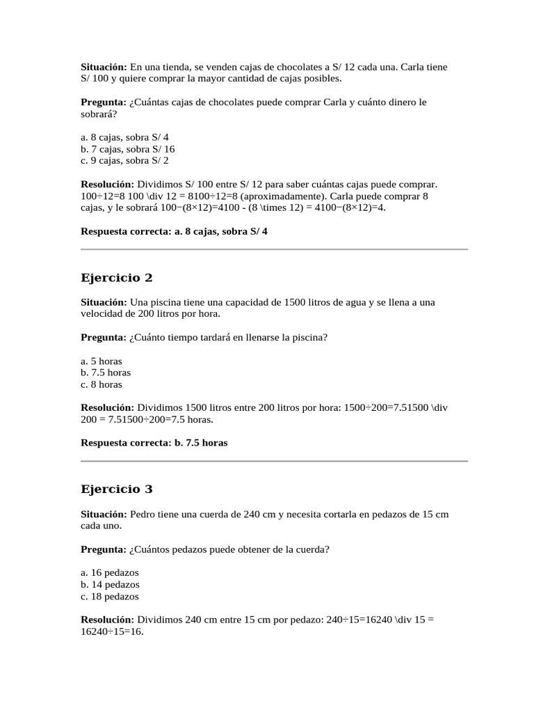 Problemas Matematica | PDF | Metodología de encuesta
