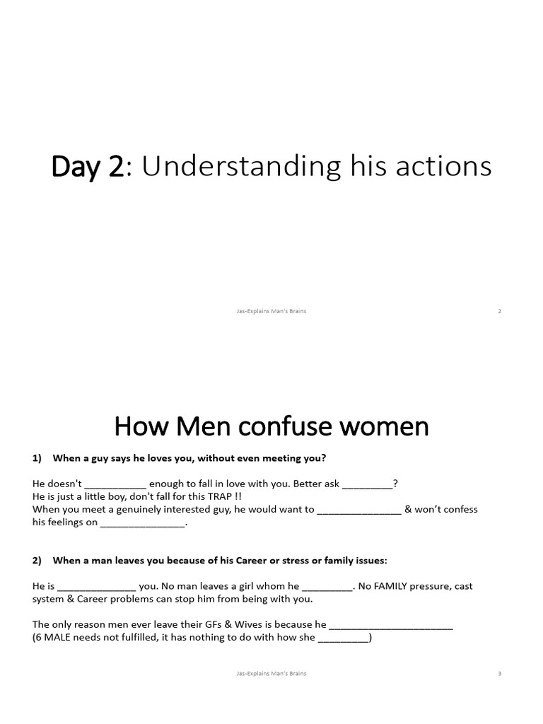 Day 2 Man S Brain | PDF | Feeling
