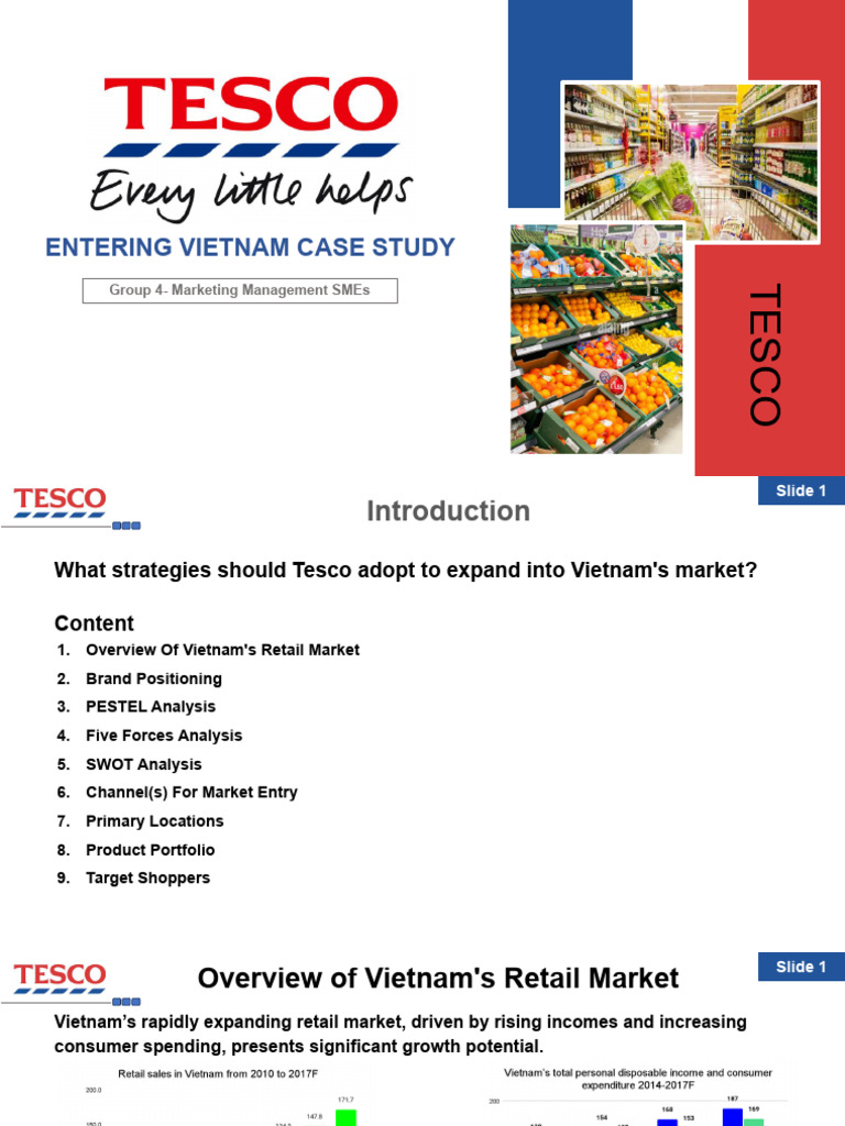 (Case Study) Tesco Entering Vietnam | PDF | Brand | Retail