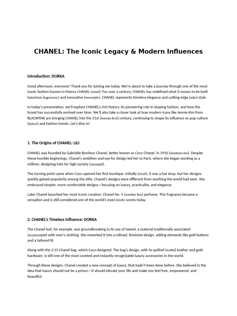 CHANEL | PDF | Fashion | Clothing