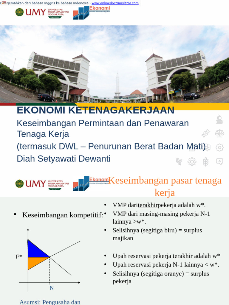 DWL dalam Ekonomi Ketenagakerjaan | PDF