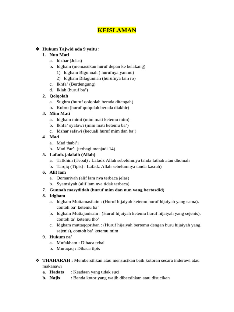 Ringkasan Materi Kompre | PDF