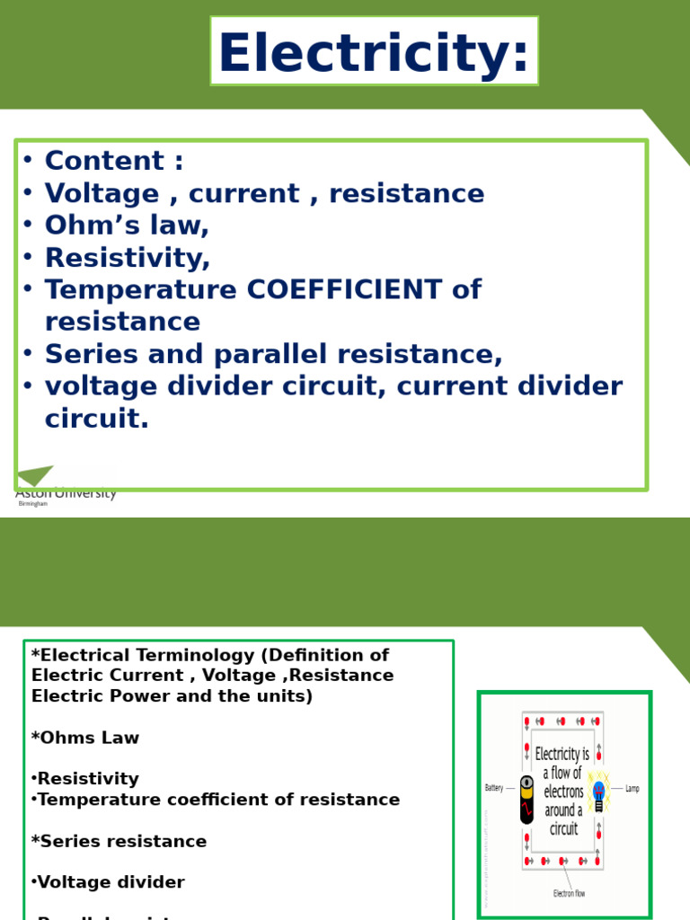 Part 2 Basic Electricity | PDF