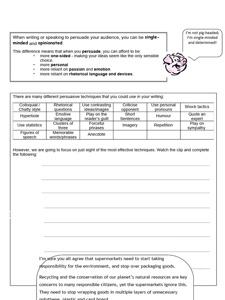 Debate Lesson 3 Persuasive - Techniques | PDF | Rhetoric | Human ...