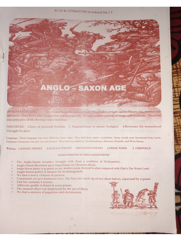 History of English Literature 5 TH Sem | PDF