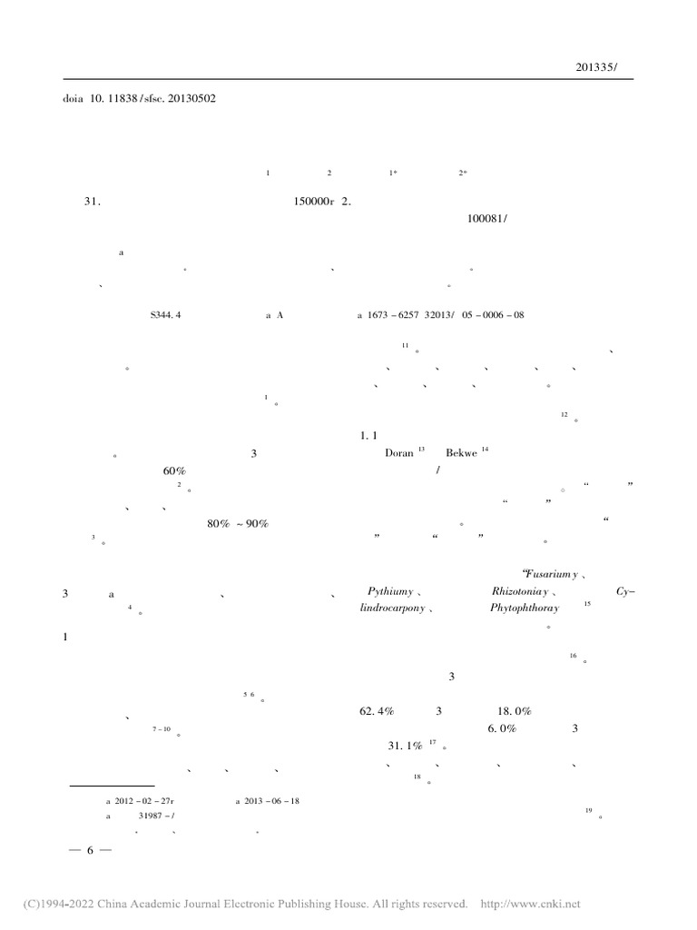 The Research Progress On Mechanism of Continuous Cropping Obstacle | PDF