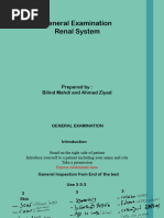 OSCE Checklist for Renal Examination | PDF | Kidney | Edema