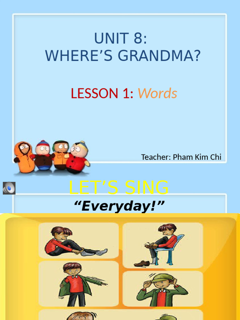 Unit 8 Wheres Grandma | PDF