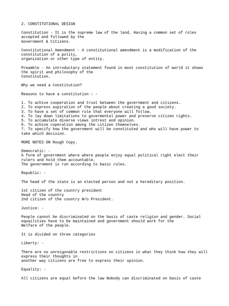 Civics Chapter 2 | PDF | Justice | Crime & Violence