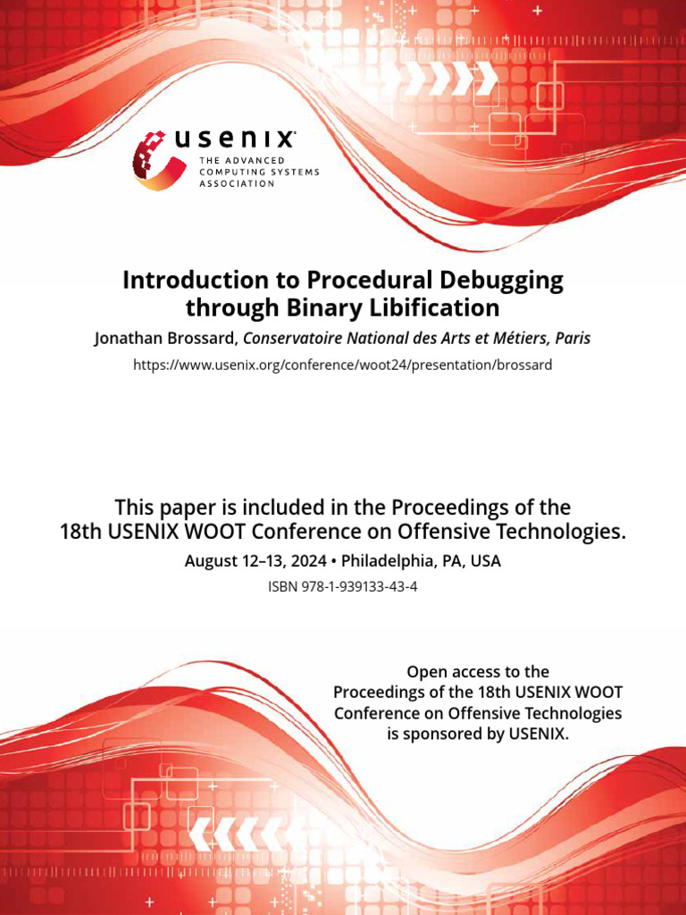 Introduction to Procedural Debugging through binary libification | PDF ... Introduction to Procedural Debugging through binary libification | PDF ...