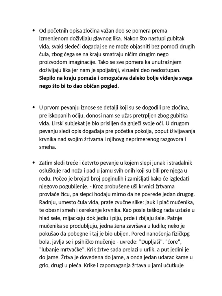 Jama - Ivan Goran Kovačić | PDF