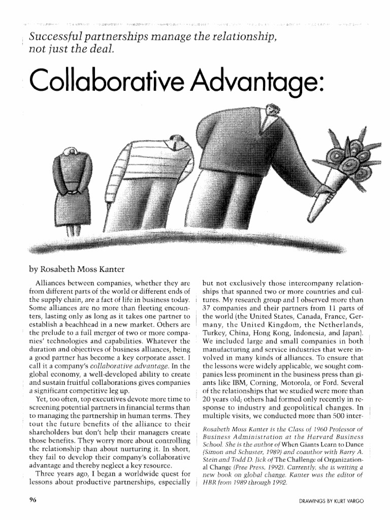 Collaborative Advantage - The Art of Alliances | PDF