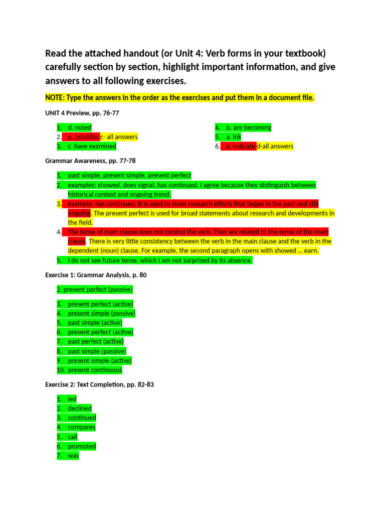 LMS Assignment 17 Oct | PDF | Verb | Grammatical Tense