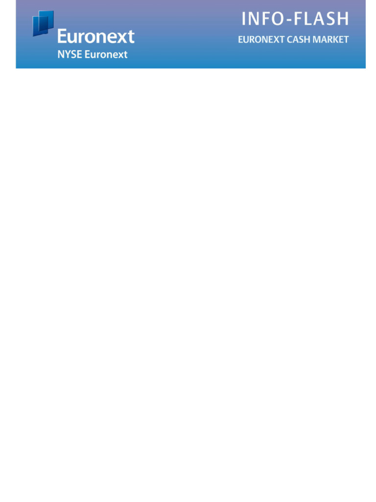 MMTP and Fix Euronext Protocols Specifications Update 0 | PDF | Justice | Crime & Violence