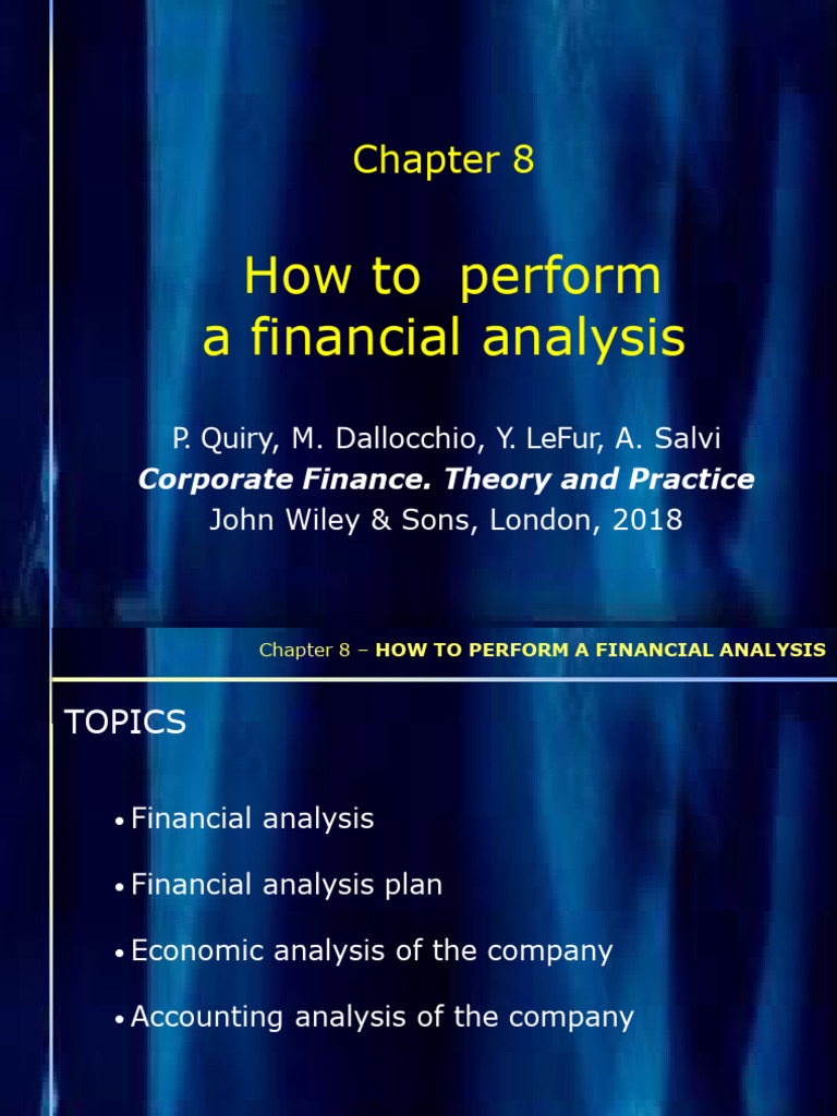 Financial Analysis Techniques Explained | PDF | Market (Economics ...