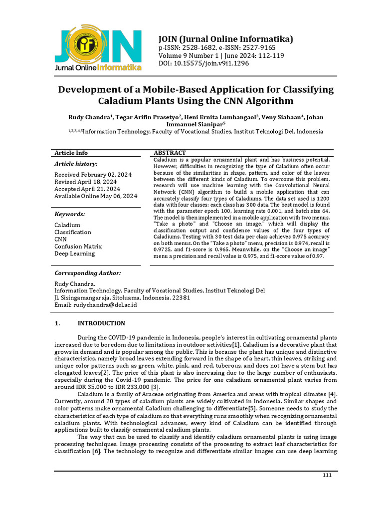 111-118_1296 | PDF | Statistical Classification | Artificial Intelligence