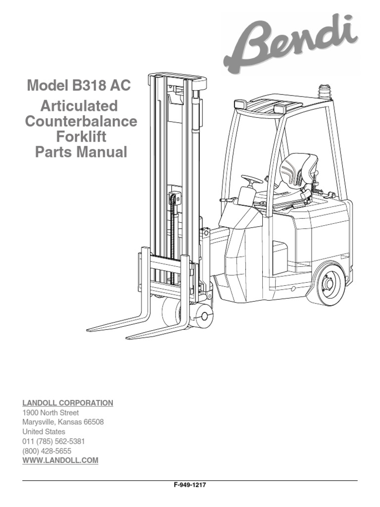 Bendi B318 AC Parts Manual Landoll | PDF | Land Vehicles | Vehicles