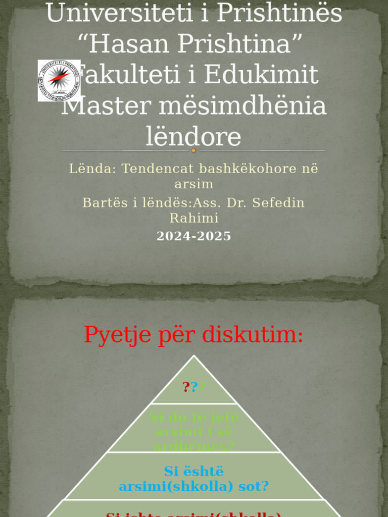 Ligj. 3 - M. Bashkëkohore & Tradicionale | PDF