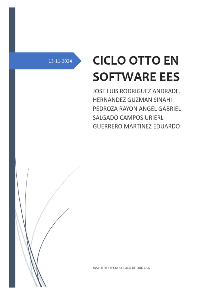 Software Ees Ciclo Otto | PDF