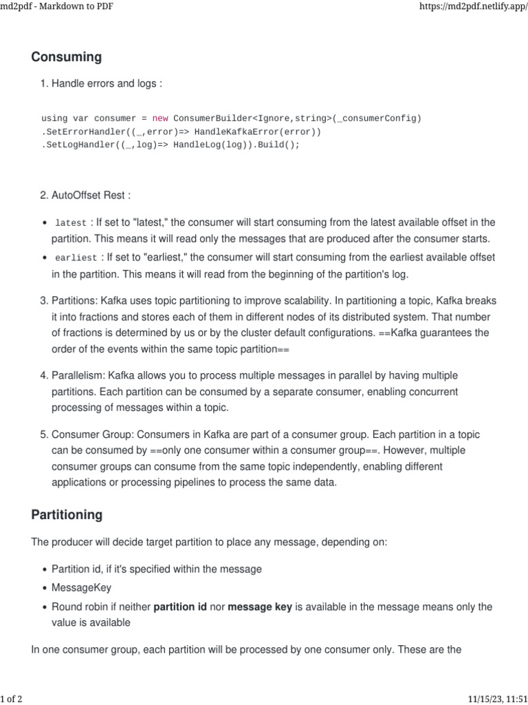 kafka (1) | PDF | Concurrent Computing | Computer Programming