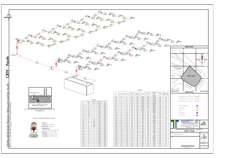 Plano Sistema Contraincendios Hoja 03 | PDF | Plomería | Materiales de ...