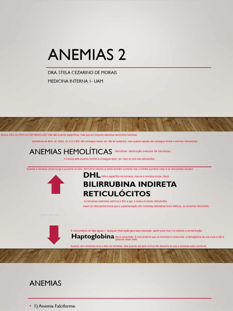 Anemia: Tipos, Diagnóstico e Tratamento | PDF | Anemia | Hemoglobina