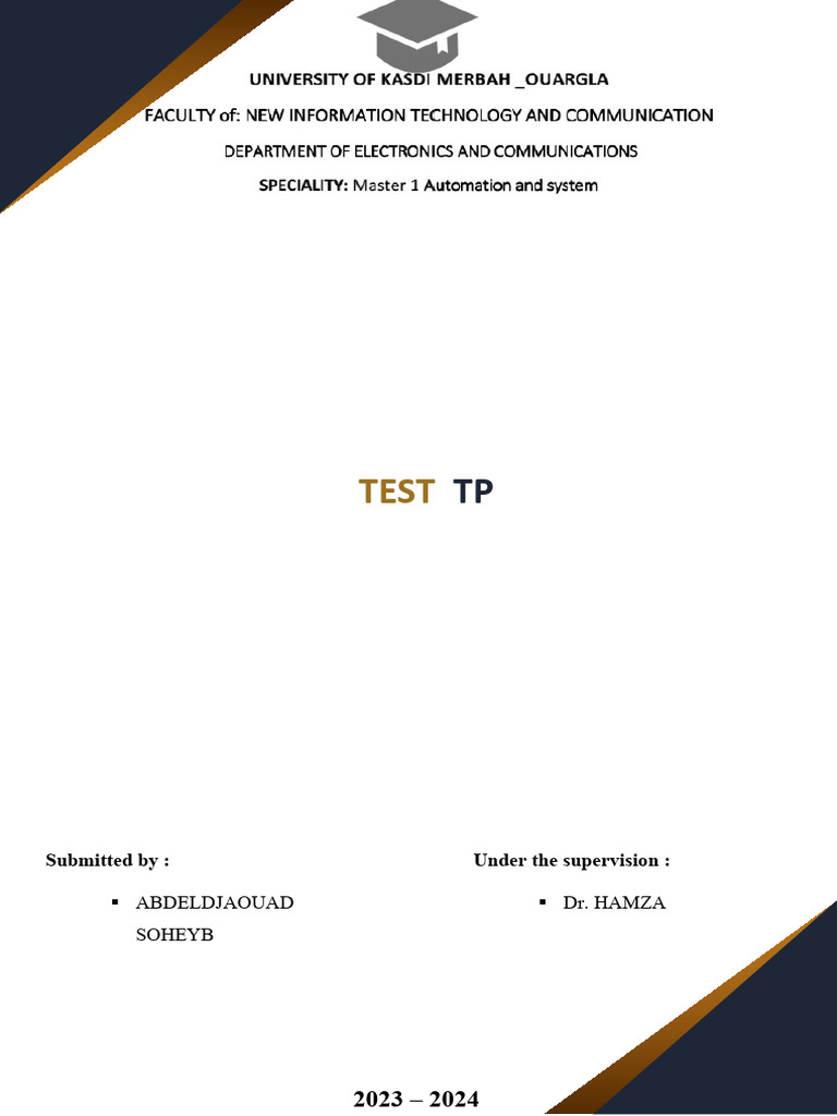 Test TP Multivariable | PDF