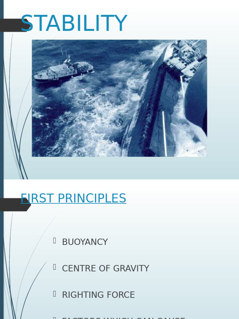 YM5 Stability Presentation | PDF | Water Transport | Shipping