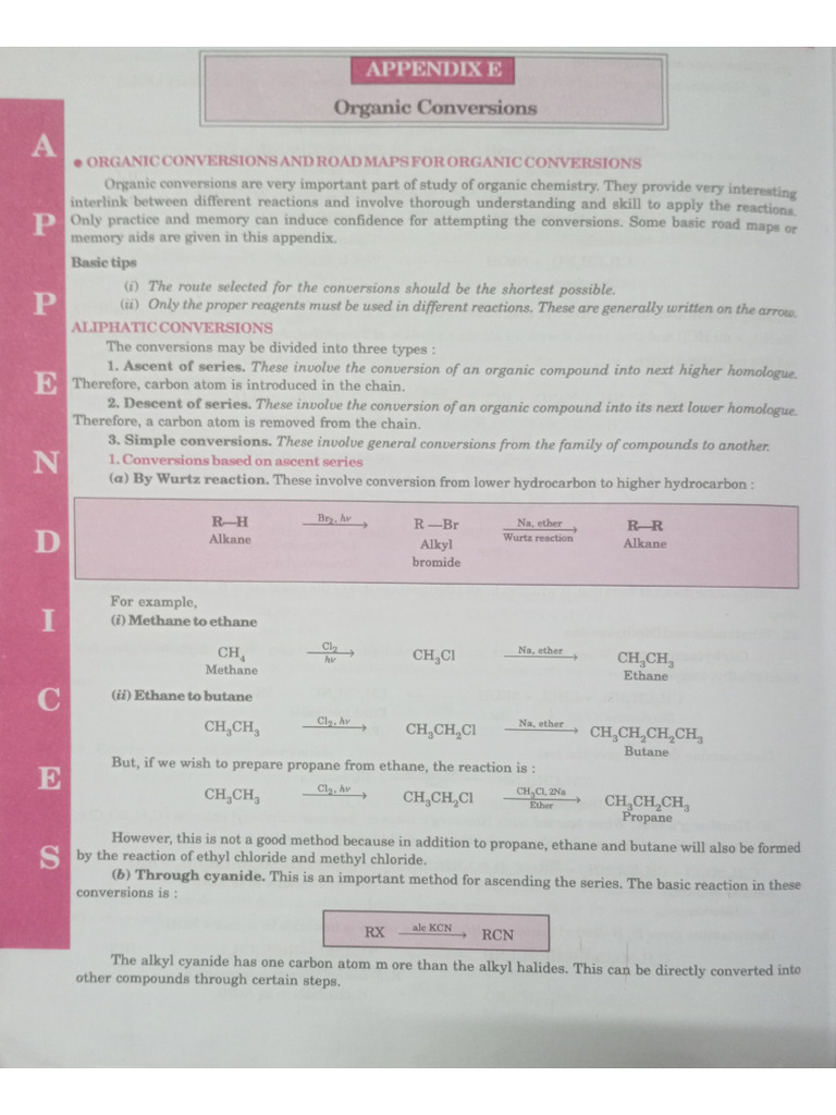 Important Conversions Chemistry Class 12th | PDF