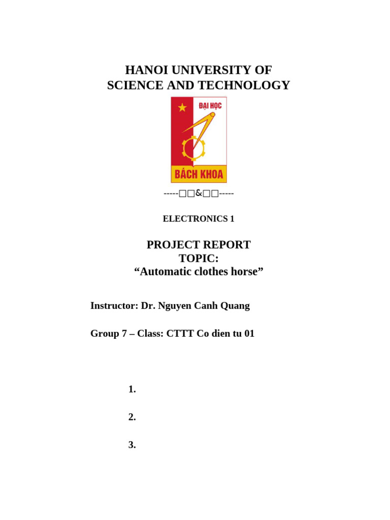 Report Electronics Project - Group 8 | PDF | Operational Amplifier ...