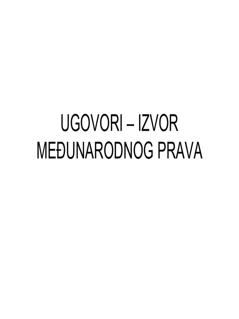 Izvori MJP Ugovori | PDF