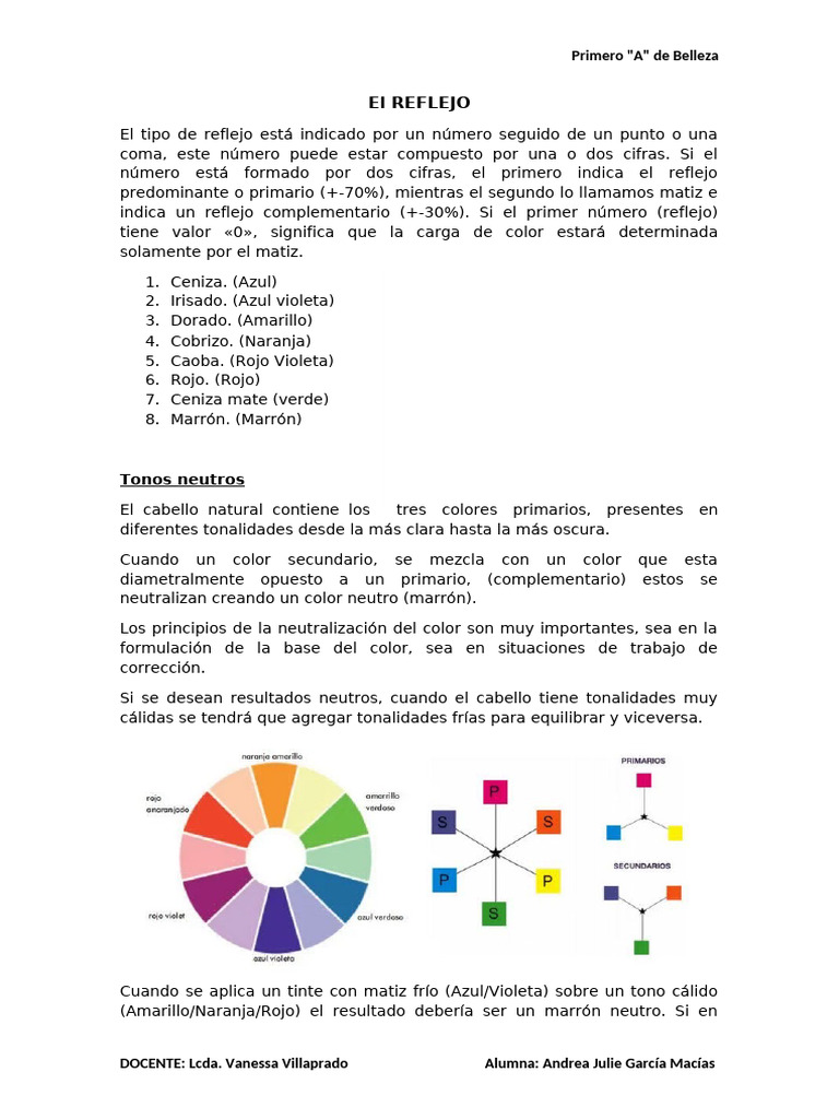 Elementos de La Colorimetría | PDF | Color | Matiz