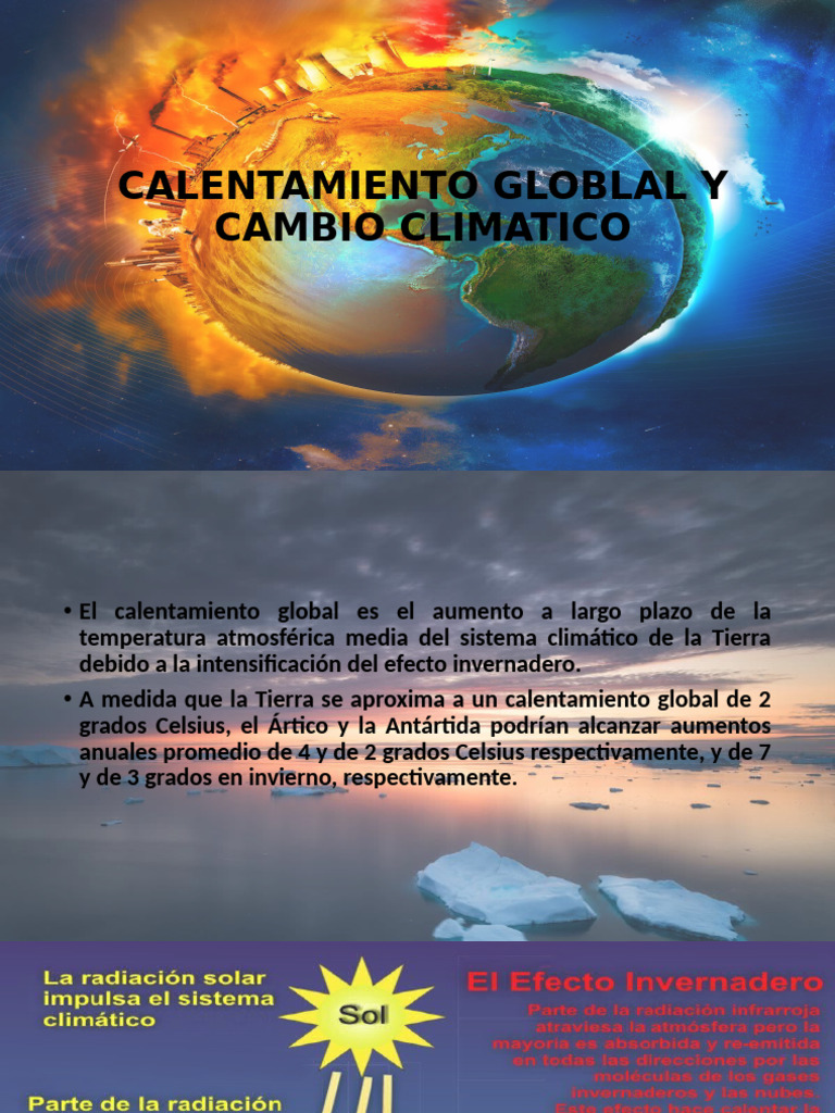 Calentamiento Global y Cambio Climático | PDF