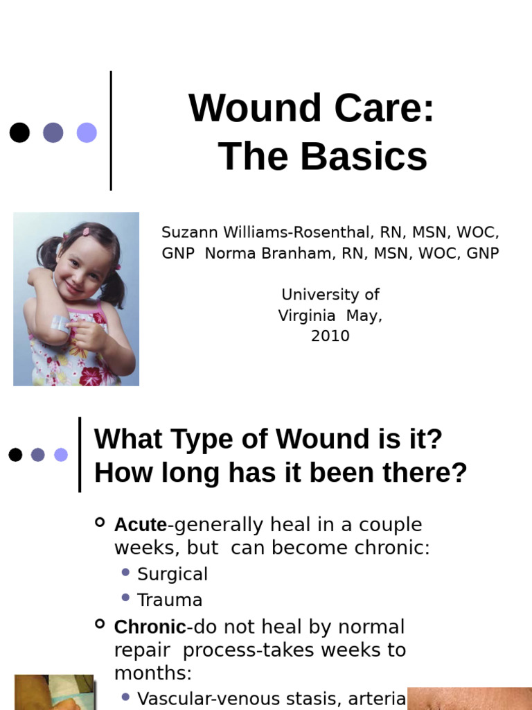 Wound-Care-The-Basics | PDF | Wound | Medical Specialties
