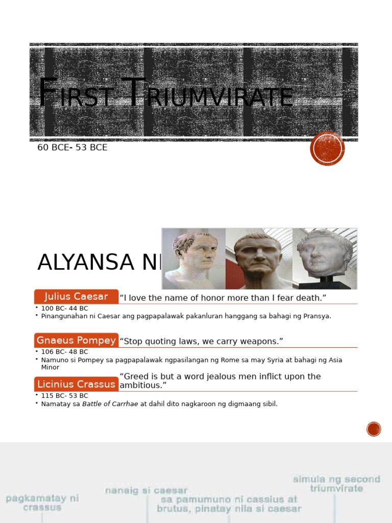 First Triumvirate | PDF