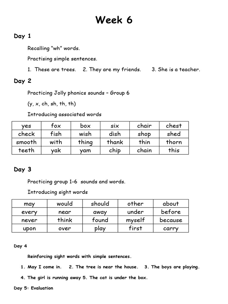 English Week 6 | PDF