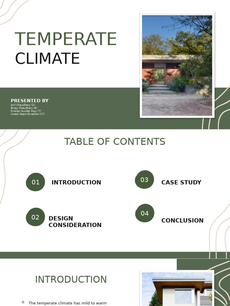 Designing for Temperate Climates | PDF | Window | Building Technology