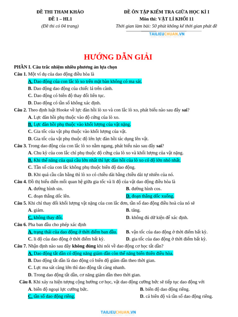 ĐỀ-1-GK1-LÝ-11-FORM-2025-HL1-GV | PDF
