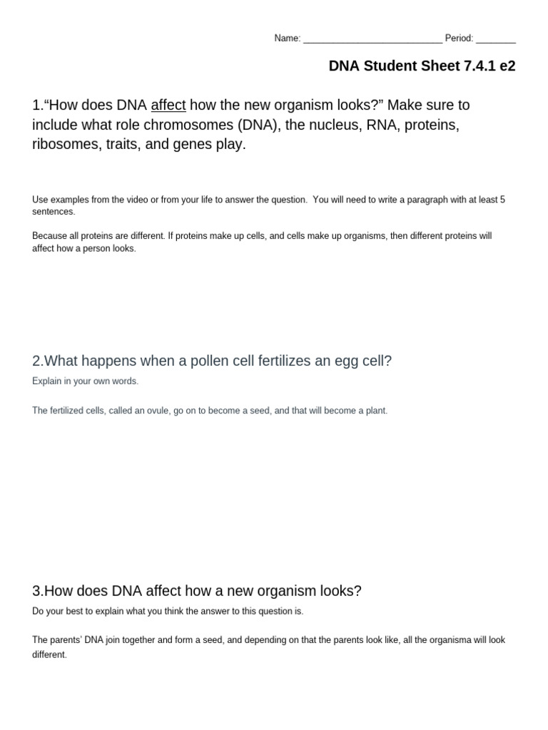 7.4.1 E2 DNA and Fert. Shel7 | PDF