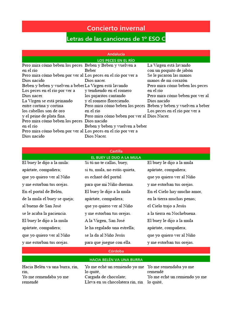 Letras 1º C (1) | PDF